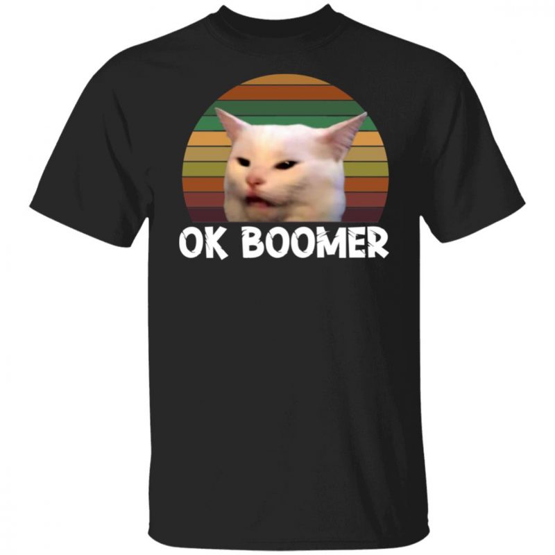Funny Vintage OK Boomer Cat T-shirts and Hoodies - JoshGoot