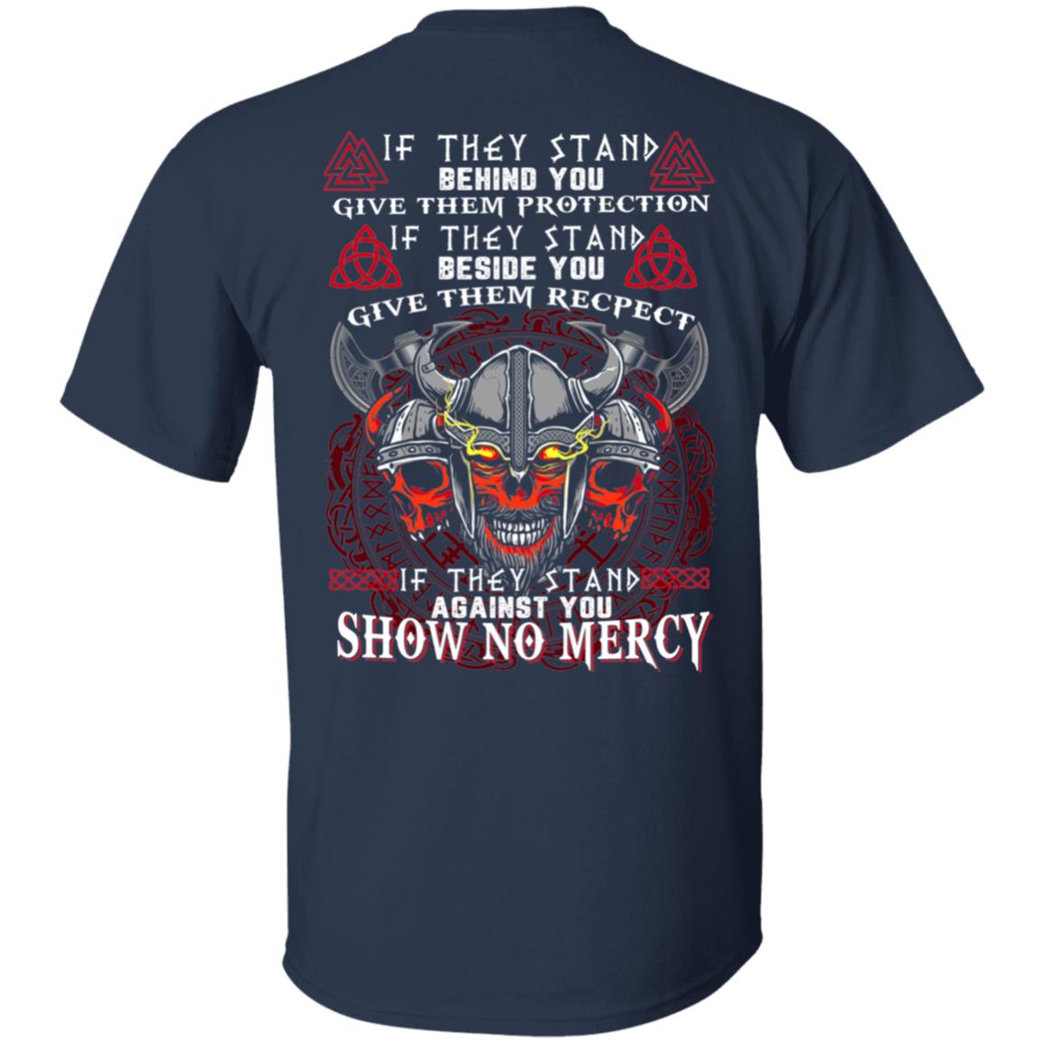 Show No Mercy Viking Skull T-shirts and Hoodies - JoshGoot